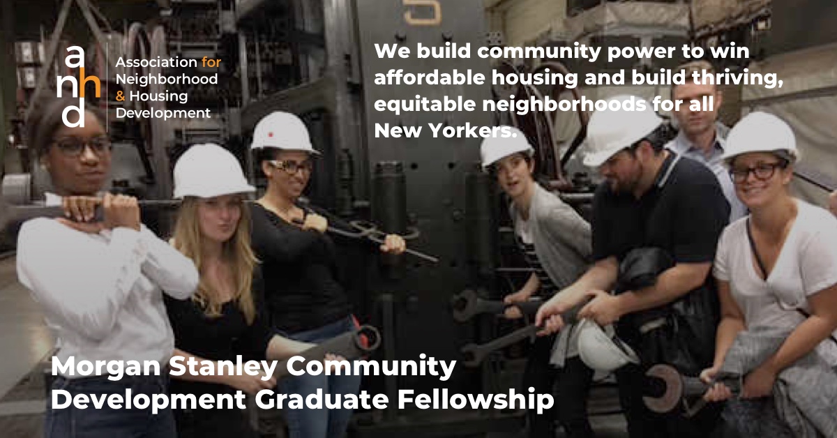 Community Development Graduate Fellowship | Association for ...