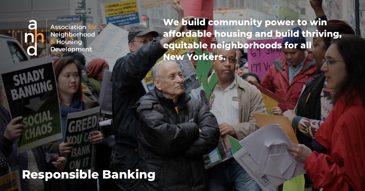 Responsible Banking | Association for Neighborhood and Housing Development