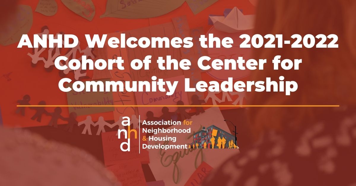 ANHD Welcomes the 2021-2022 Cohort of the Center for Community ...
